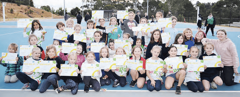 Net Set Go kids celebrate a season of learning new skills | Castlemaine ...