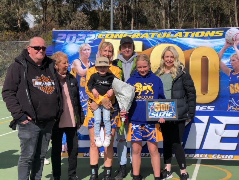 Incredible 500 game milestone for Harcourt Lions legend Suzie Rinaldi ...